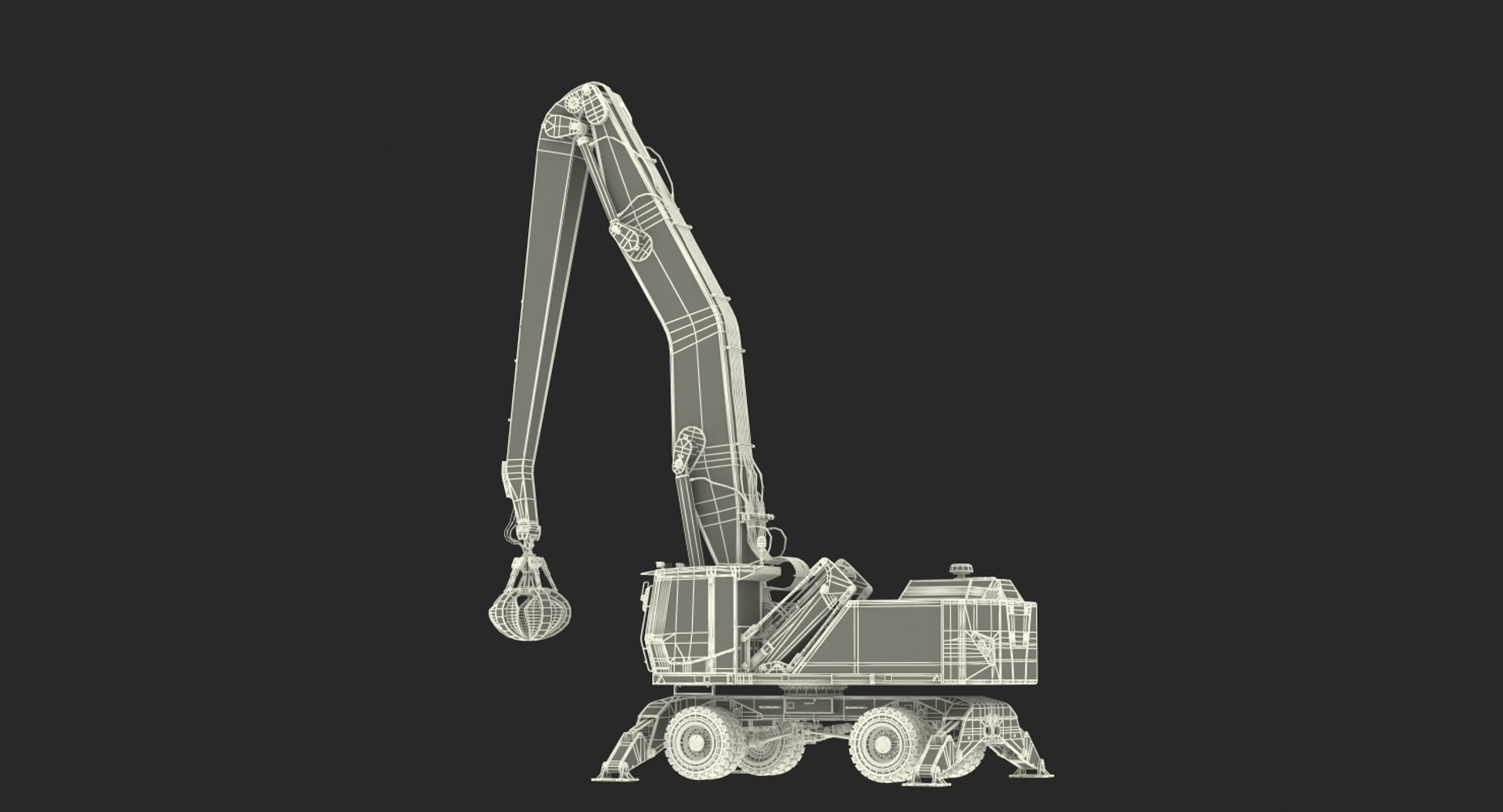 3D Terex Fuchs Mhl360 Handler - TurboSquid 1336124