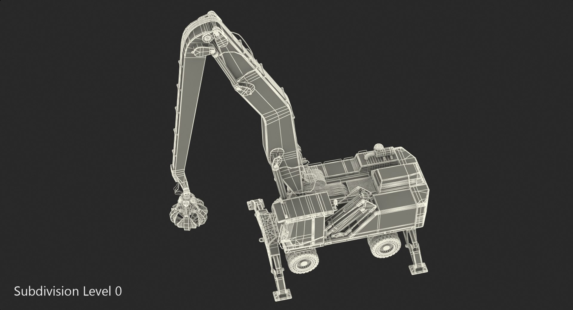 3D Terex Fuchs Mhl360 Handler - TurboSquid 1336124