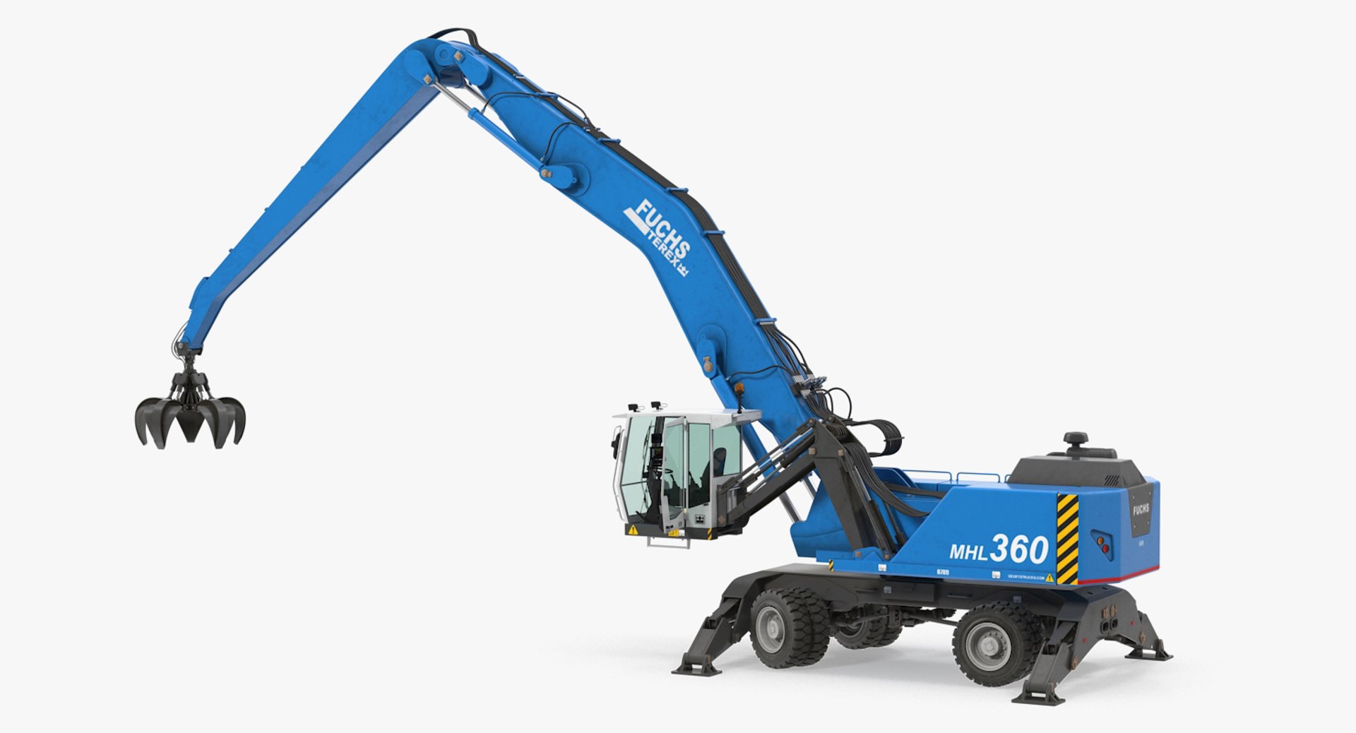 3D terex fuchs mhl360 handler - TurboSquid 1336124