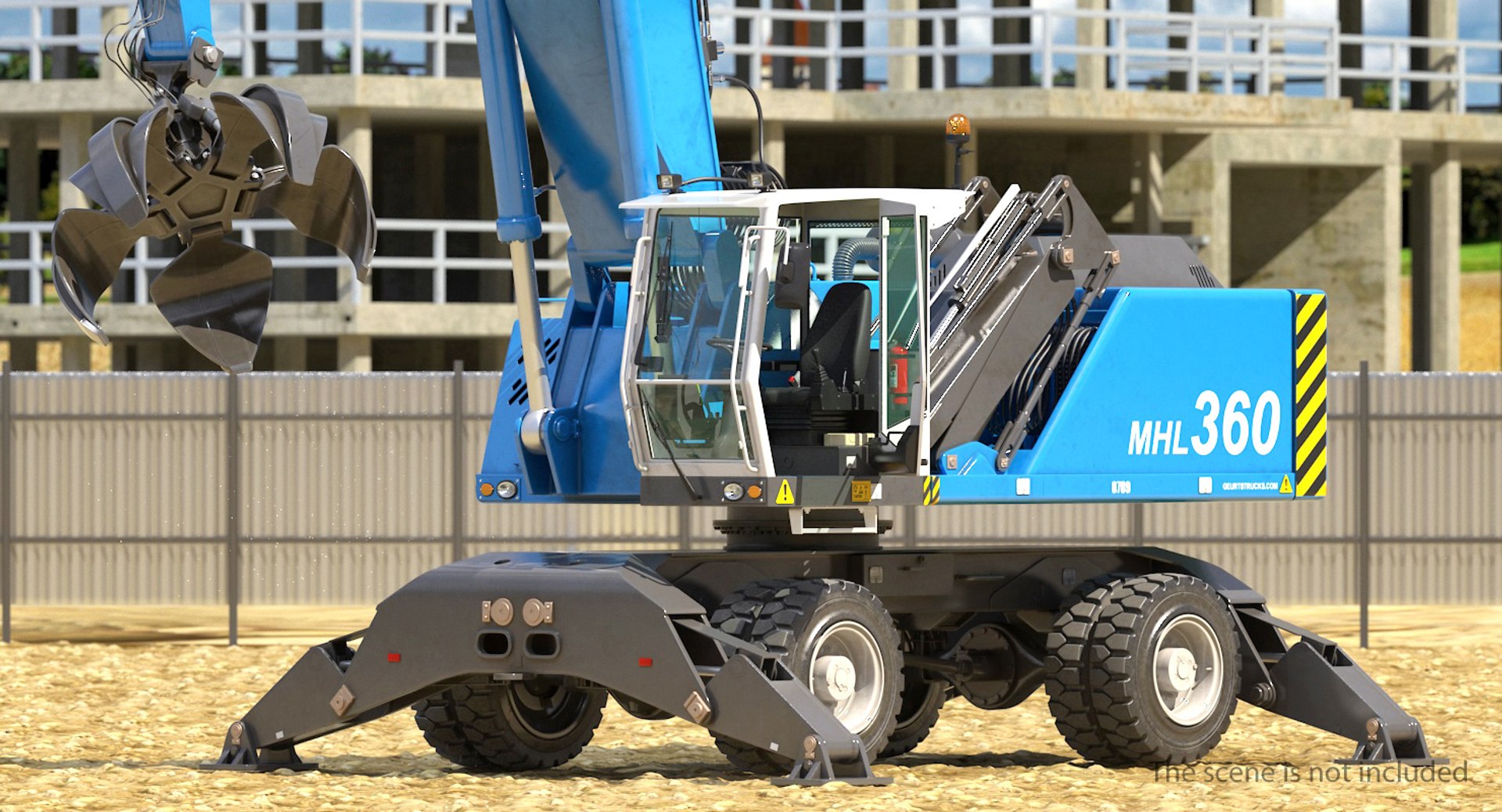 3D Terex Fuchs Mhl360 Handler - TurboSquid 1336124