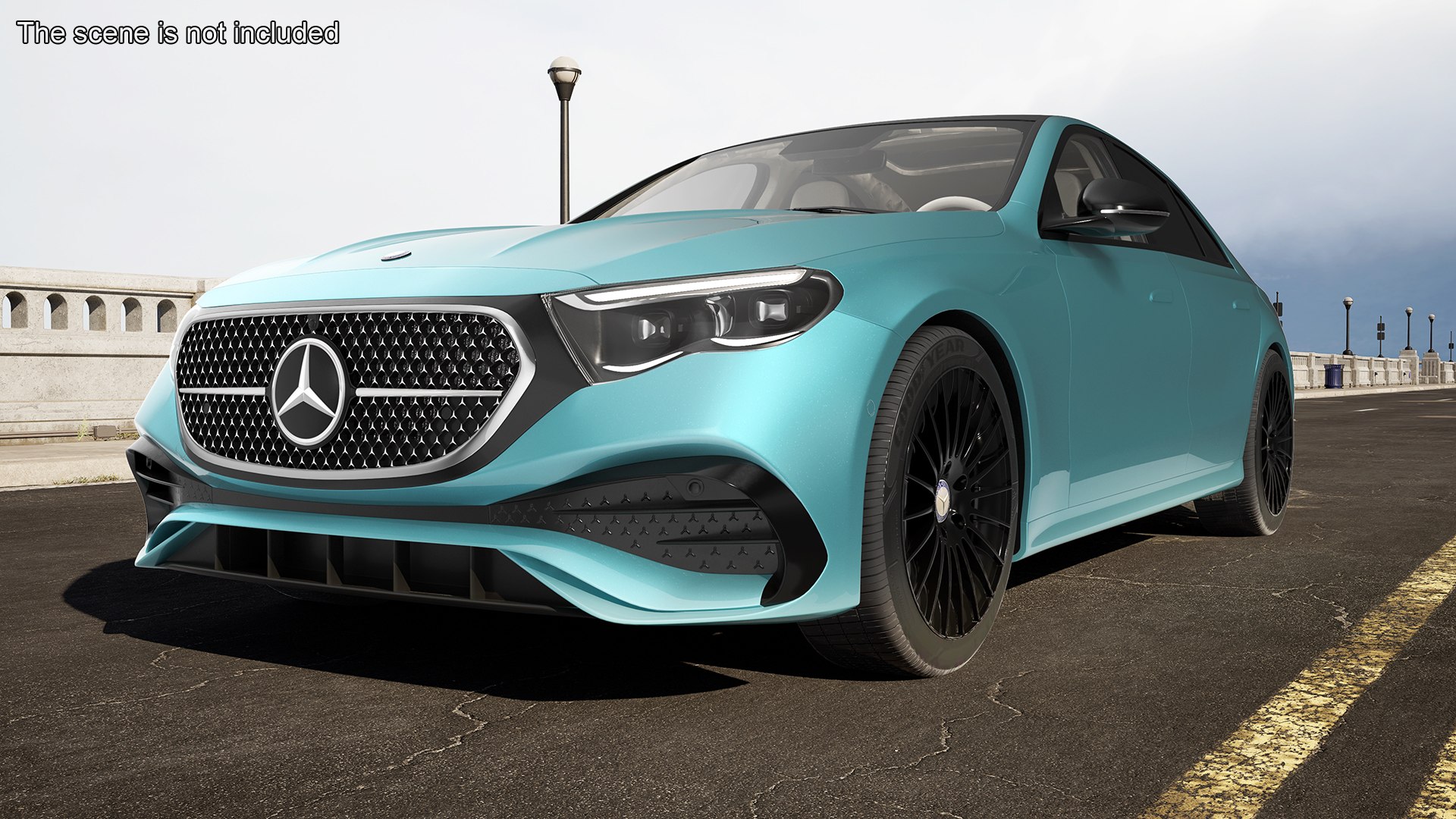 Next Gen Mercedes E-Class 2023 Blue Rigged for Cinema 4D model - TurboSquid 2120943
