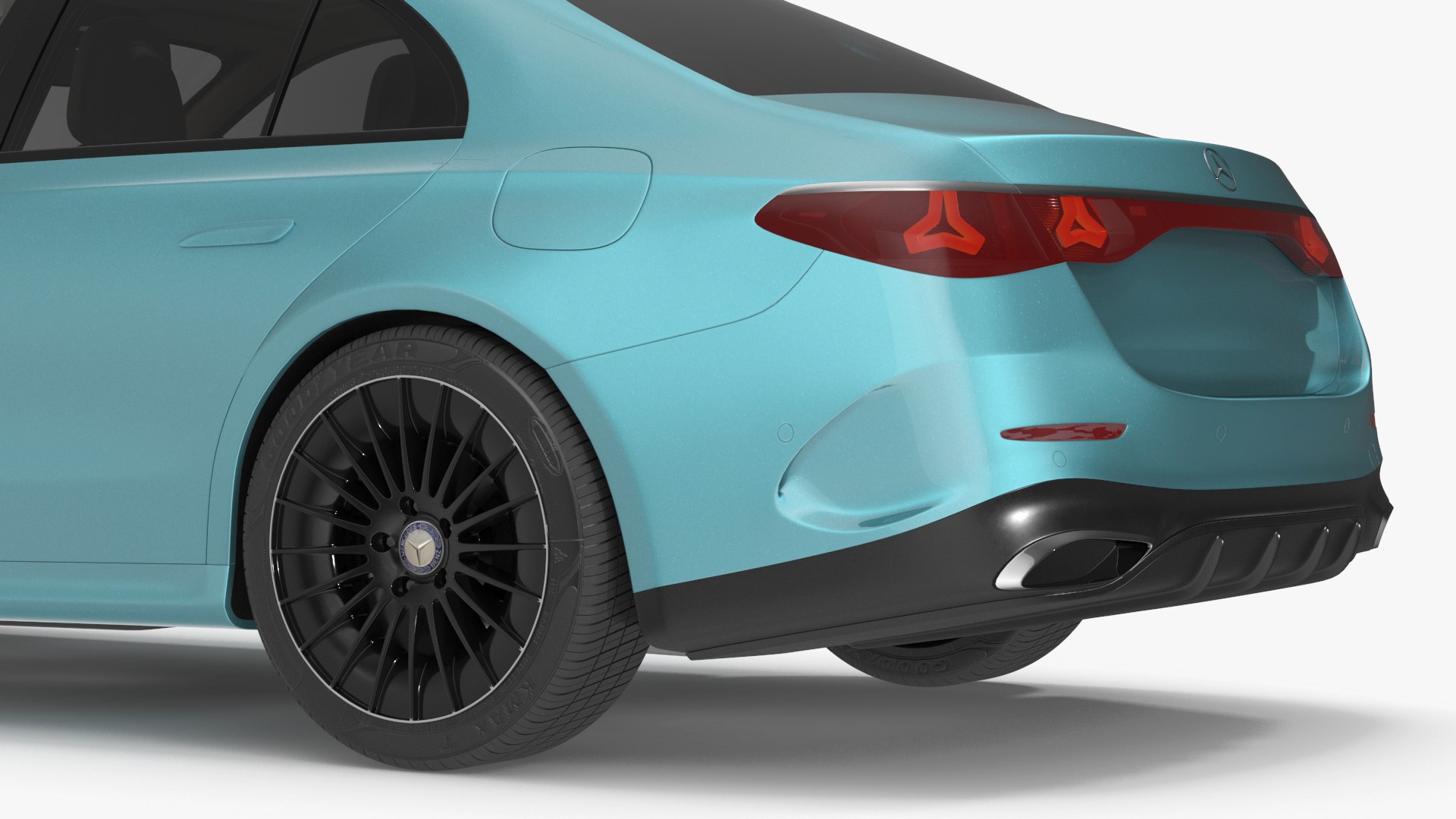 Next Gen Mercedes E-Class 2023 Blue Rigged for Cinema 4D model ...