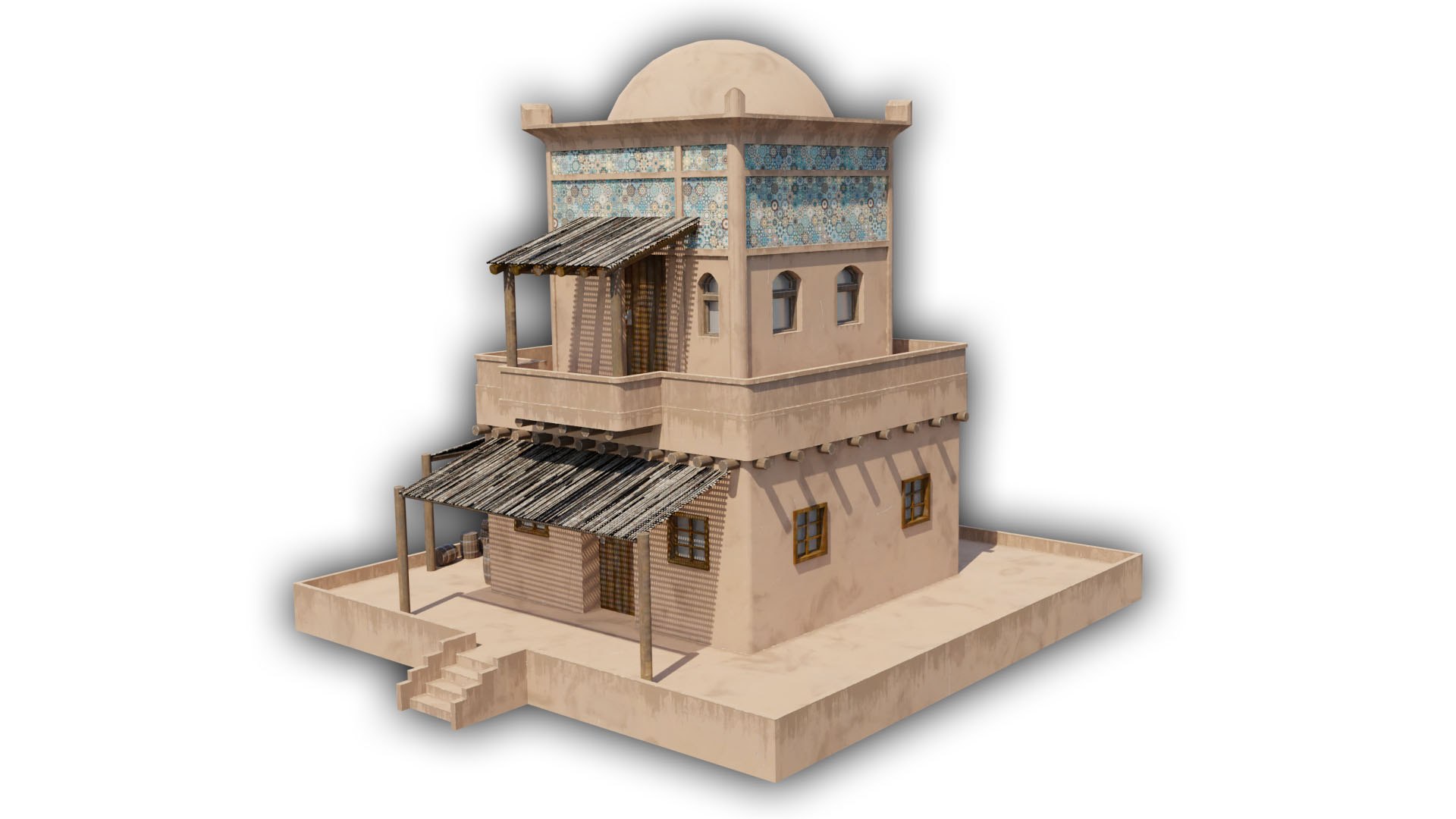 Ancient Arabic House 25 3D Model - TurboSquid 2287257