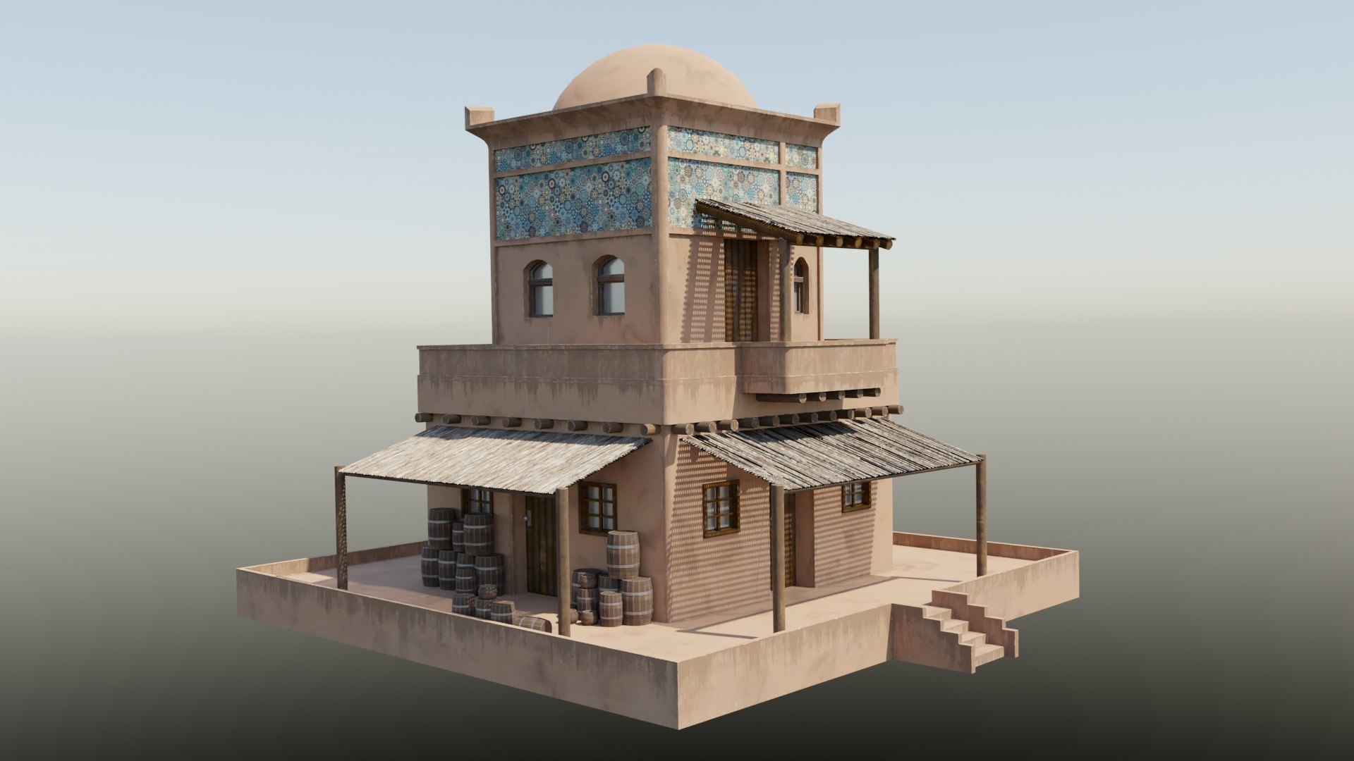 Ancient Arabic House 25 3D Model - TurboSquid 2287257