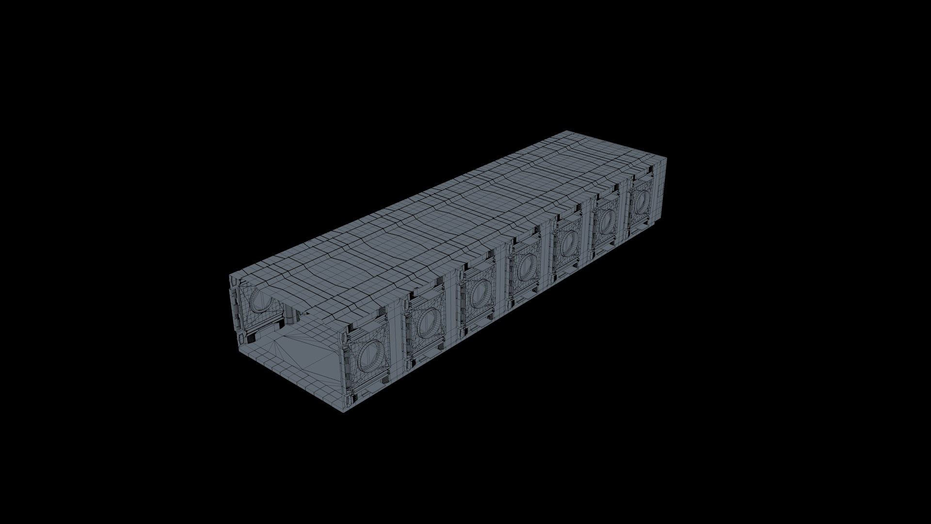 Sci Fi Lab Coridor Model - TurboSquid 2231674