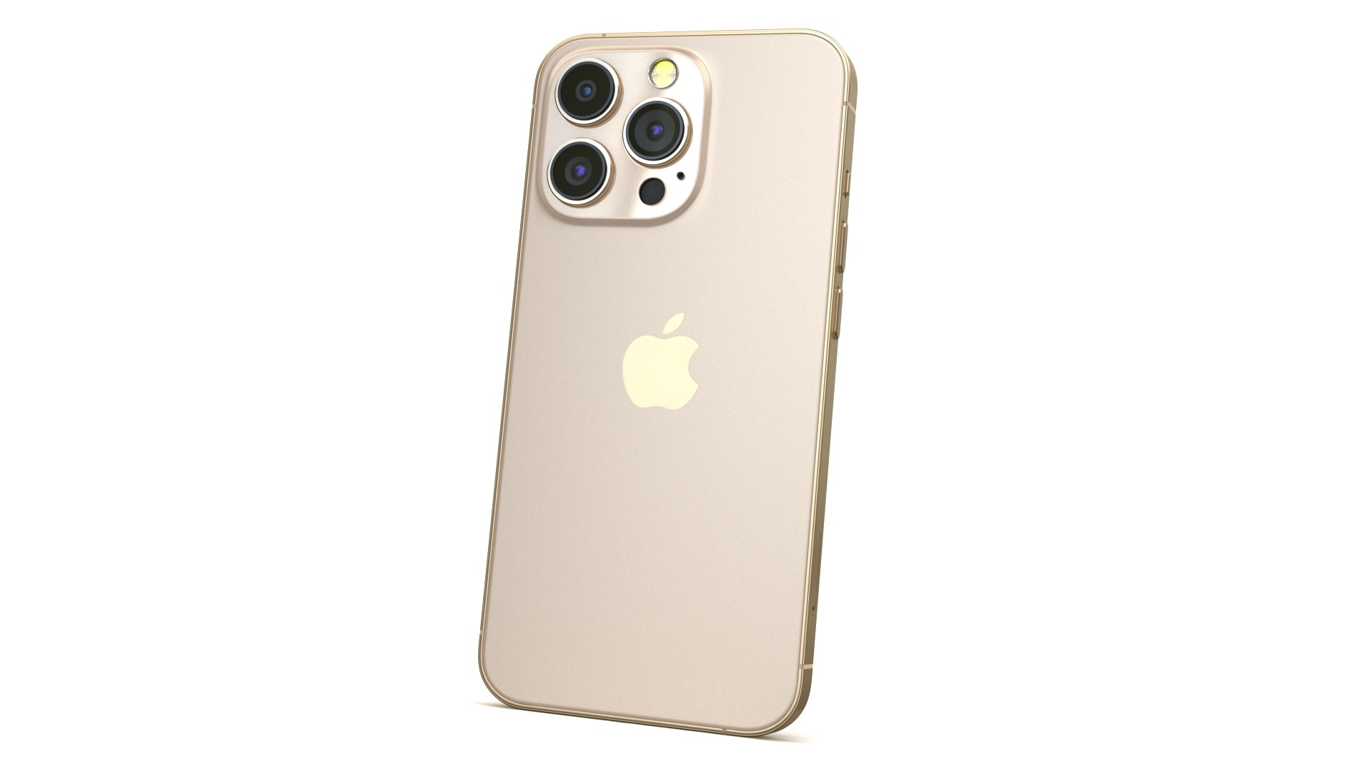 Apple IPhone 13 Pro Gold Model - TurboSquid 1804644