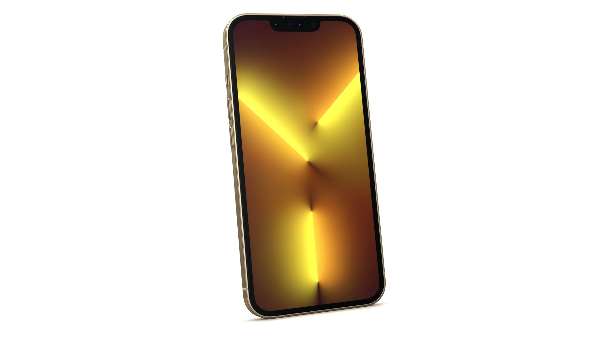 Apple IPhone 13 Pro Gold Model - TurboSquid 1804644