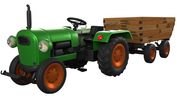 modelo 3d Carro tractor - TurboSquid 2228017