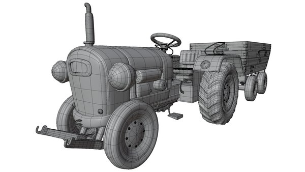 modelo 3d Carro tractor - TurboSquid 2228017