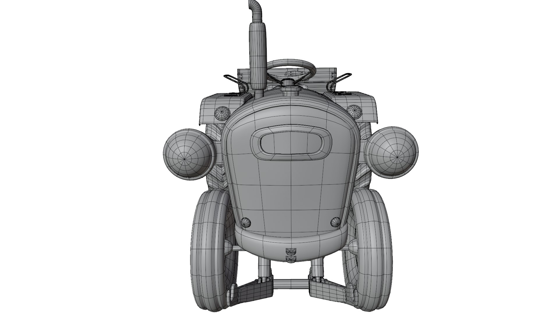 3D Tractor Trolley Model - TurboSquid 2228017