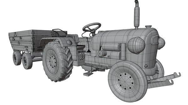 modelo 3d Carro tractor - TurboSquid 2228017