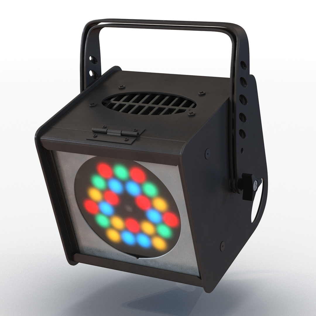 3d Model Led Par Light Generic
