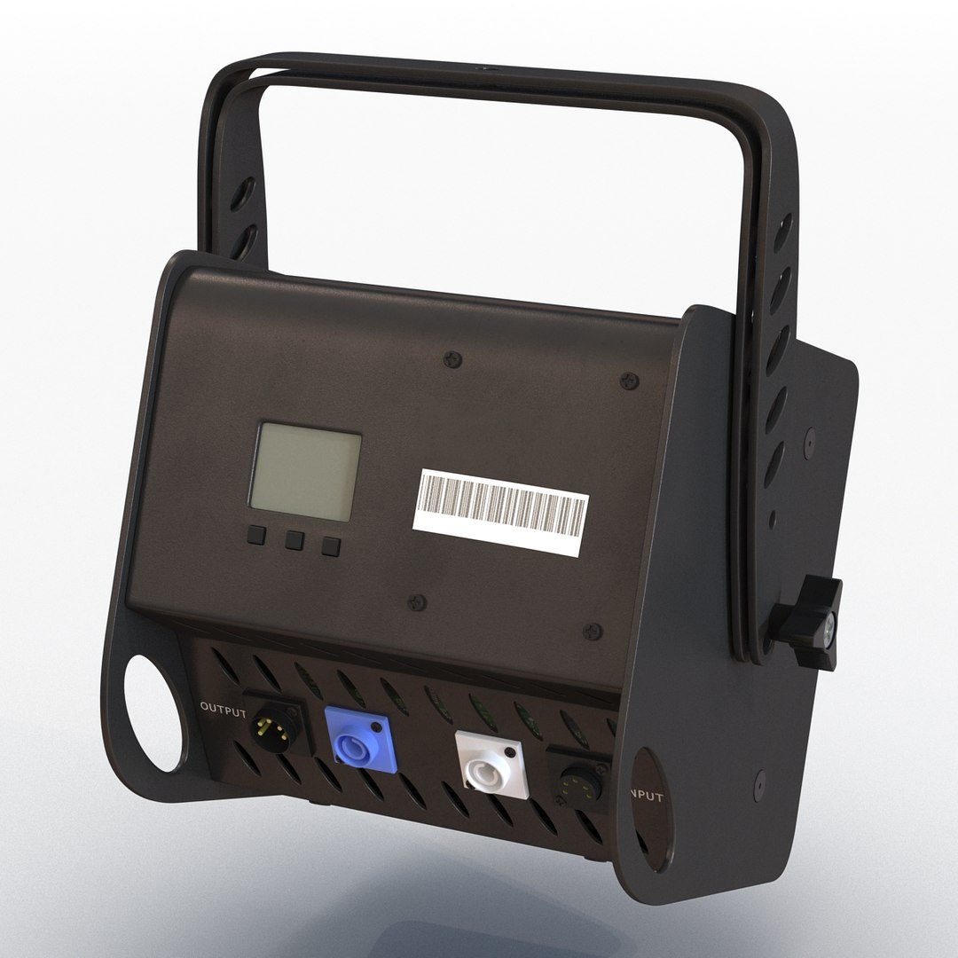 3d Model Led Par Light Generic