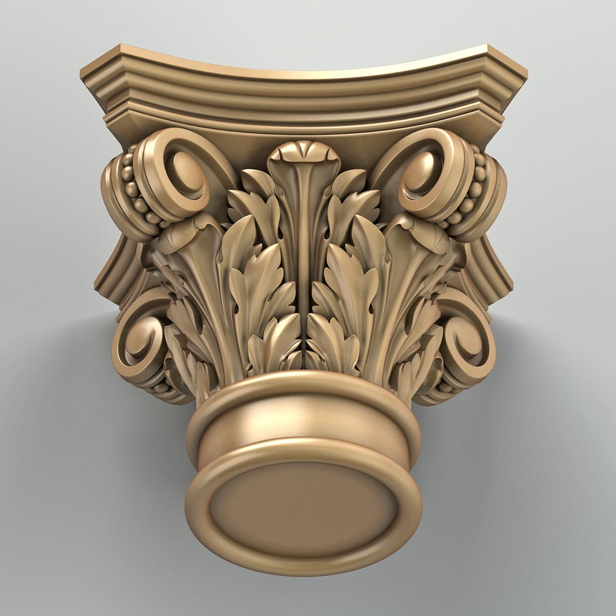 carved column capital x