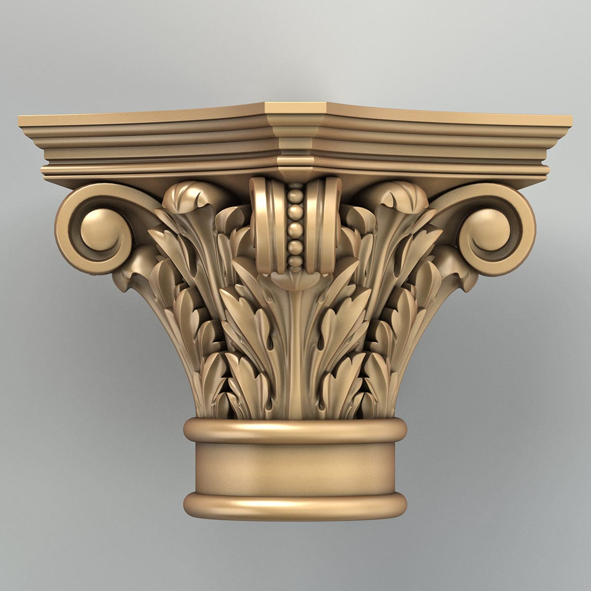 carved column capital x