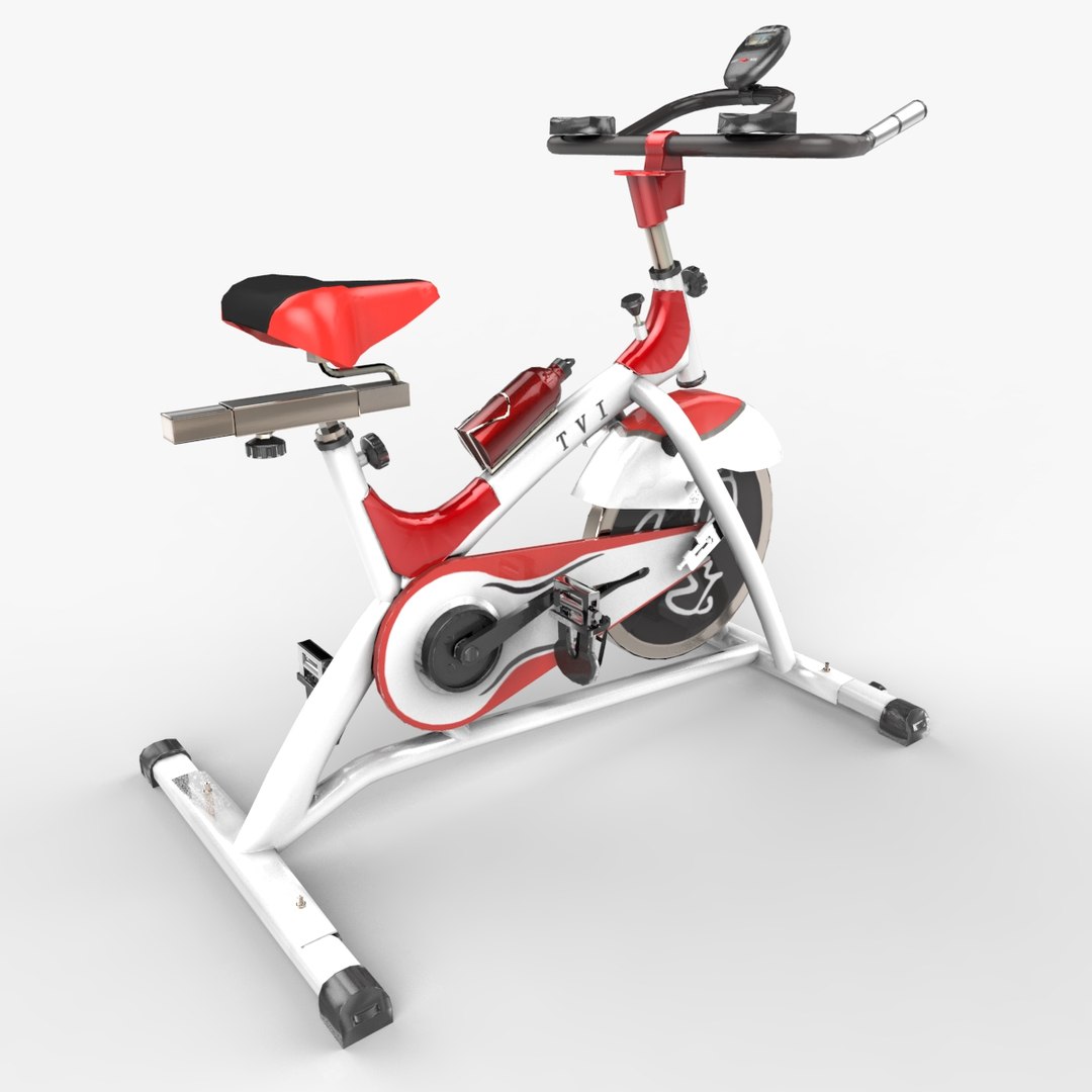 exercise bike 3d model