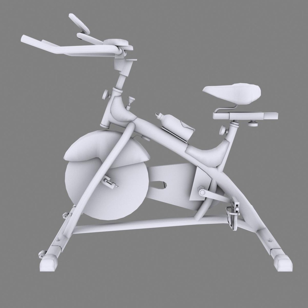 exercise bike 3d model
