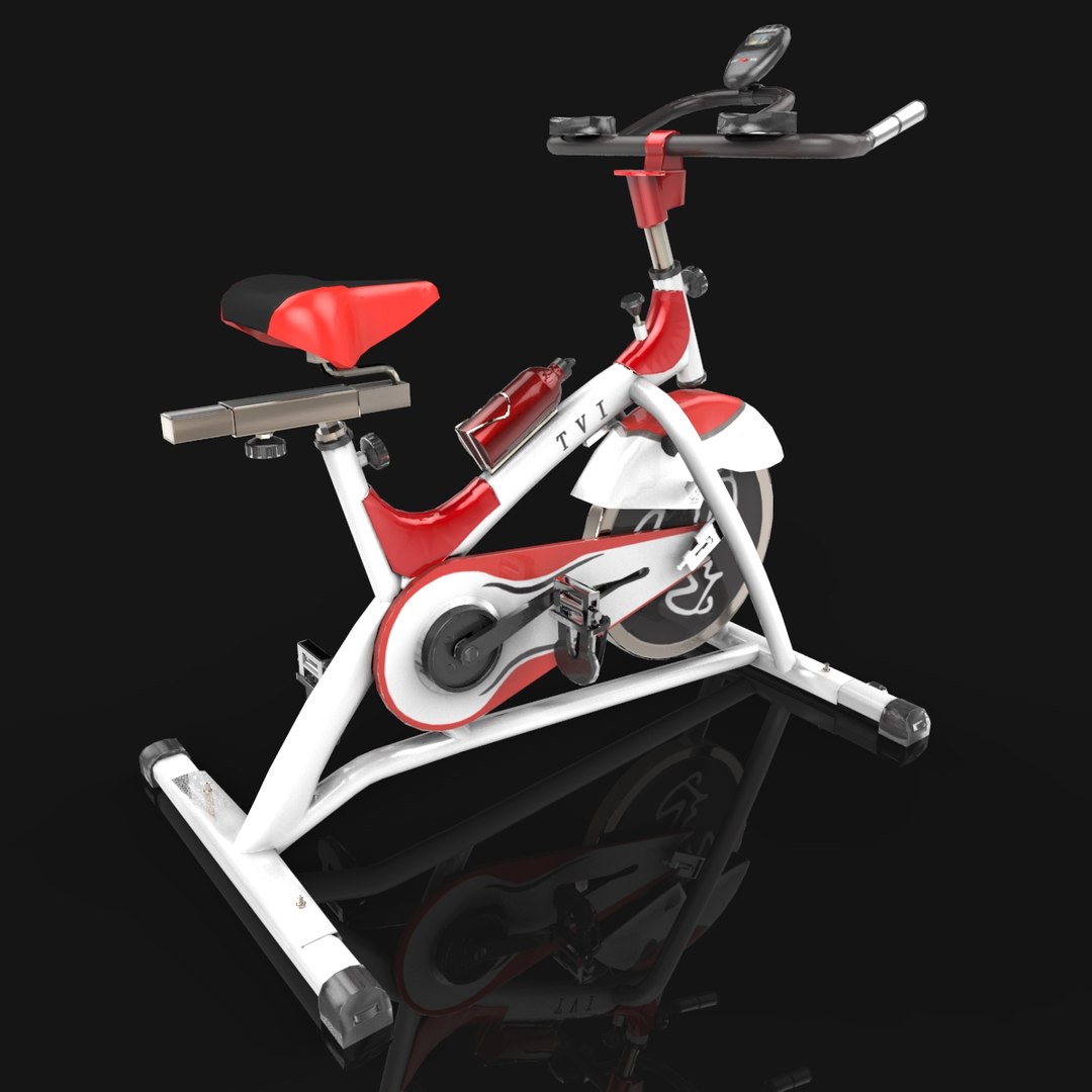 exercise bike 3d model