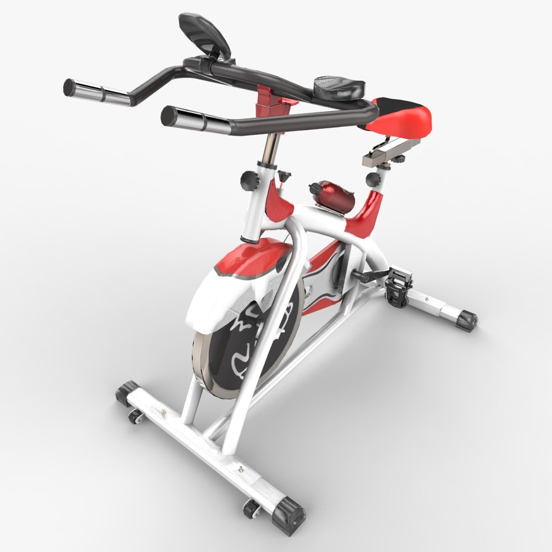exercise bike 3d model