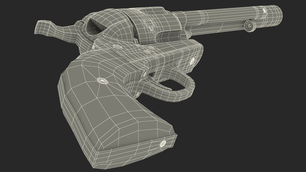 3D model Leather Double Gun Belt with Guns - TurboSquid 1774651