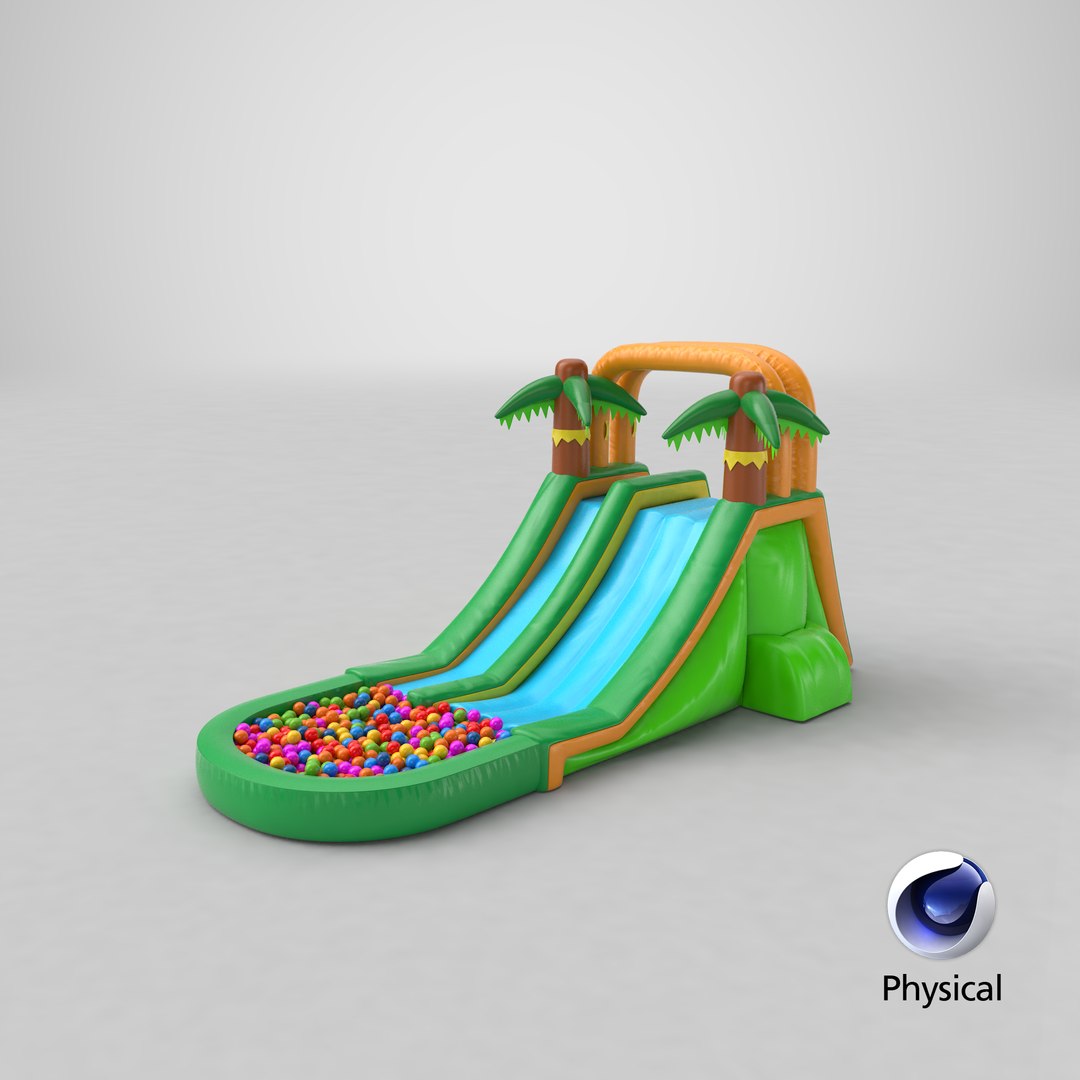 3D Model Inflatable Ball Pit Game - TurboSquid 1911452
