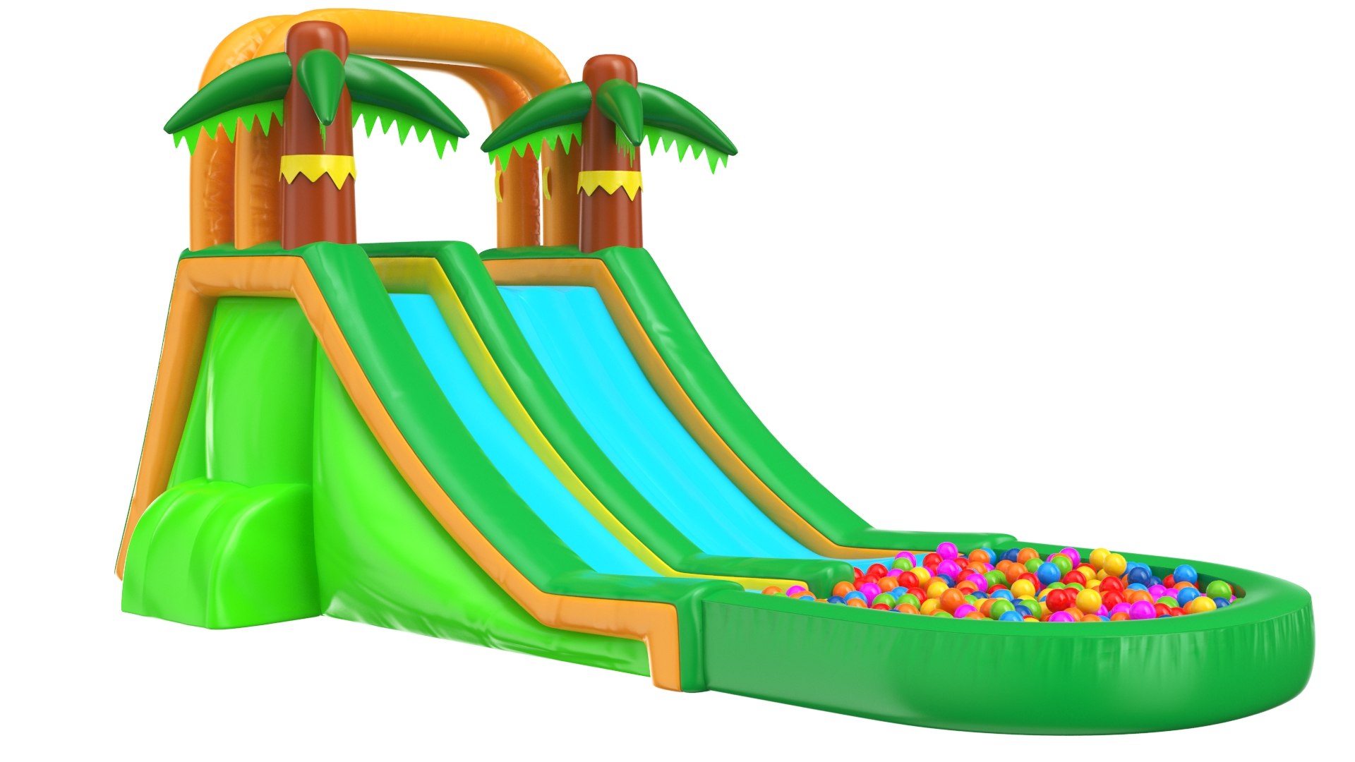 3D Model Inflatable Ball Pit Game - TurboSquid 1911452