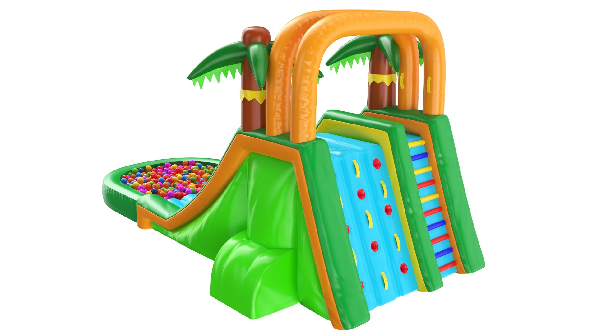 3D Model Inflatable Ball Pit Game - TurboSquid 1911452