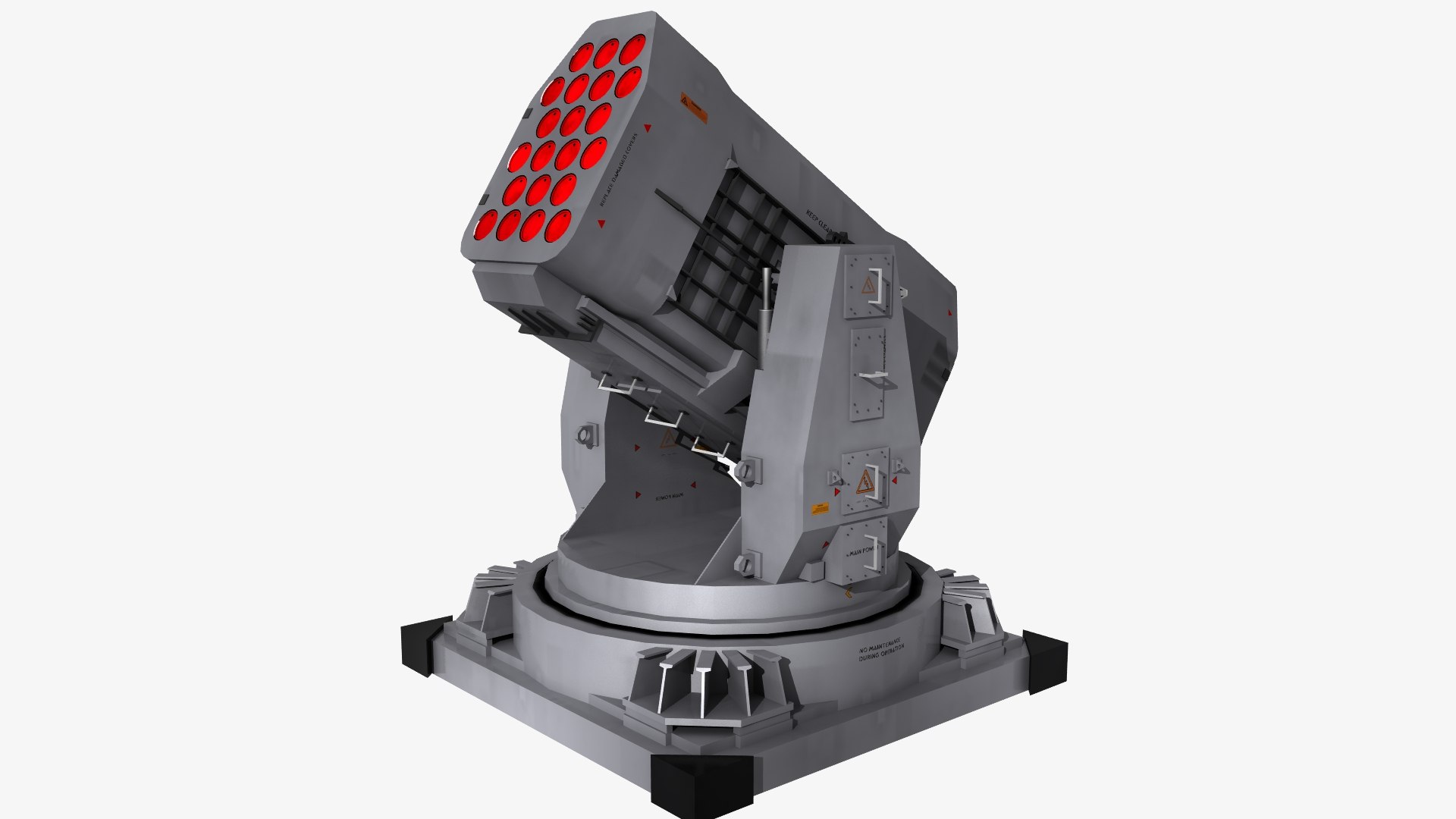 Missile Turret 3D Model - TurboSquid 2016647