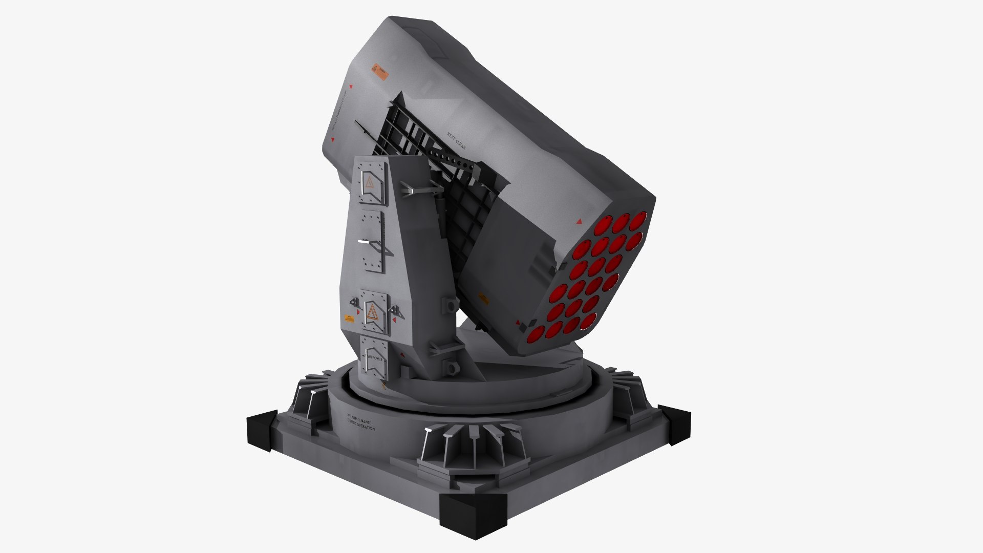 Missile Turret 3D Model - TurboSquid 2016647