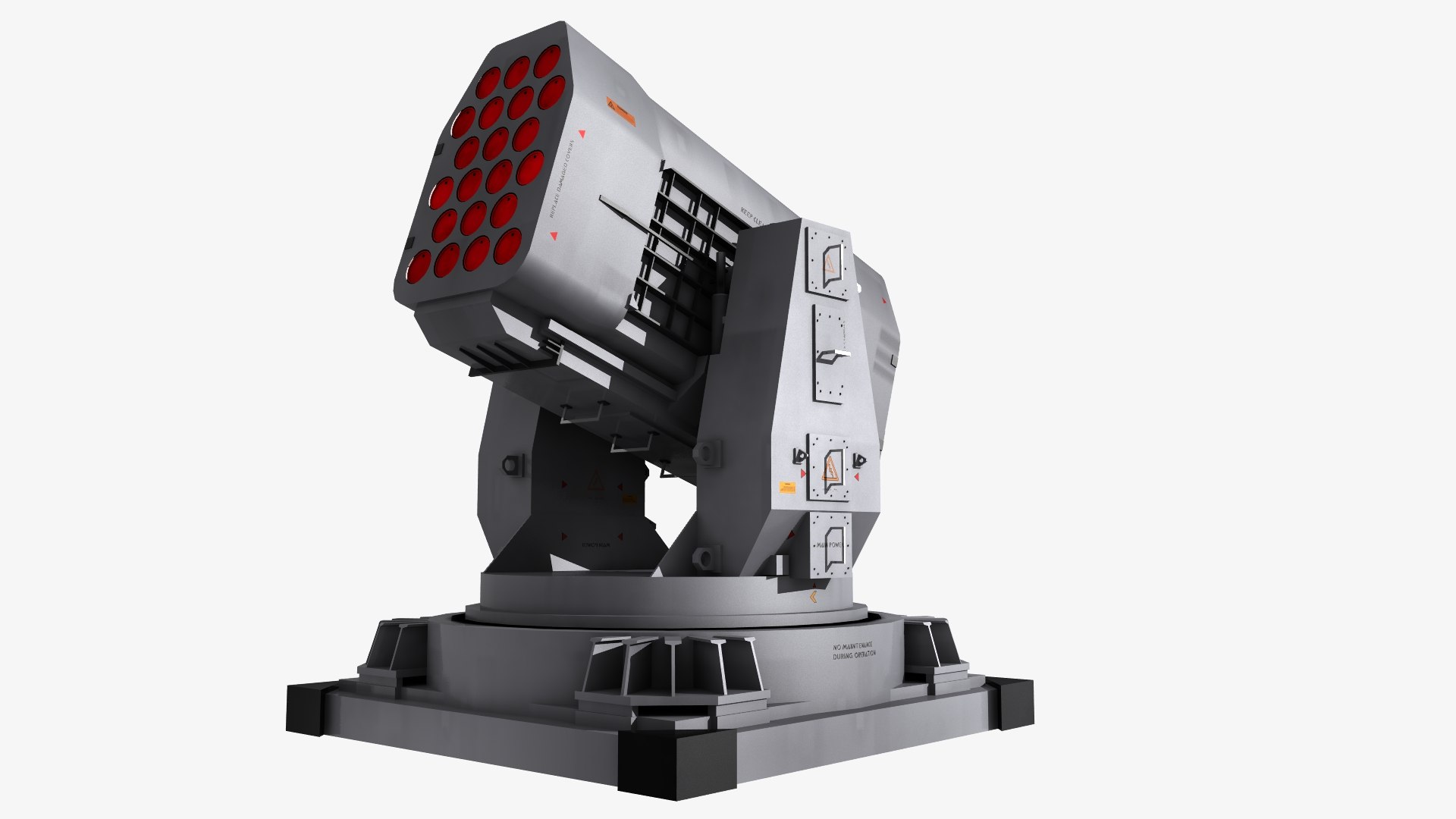 Missile Turret 3D Model - TurboSquid 2016647