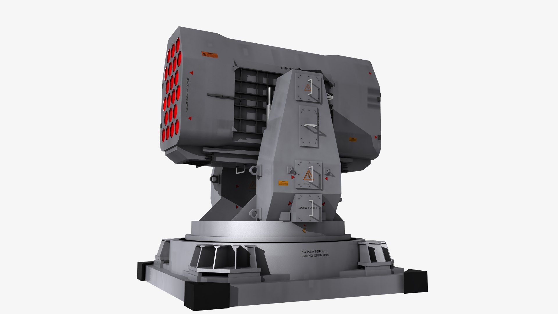 Missile Turret 3D Model - TurboSquid 2016647