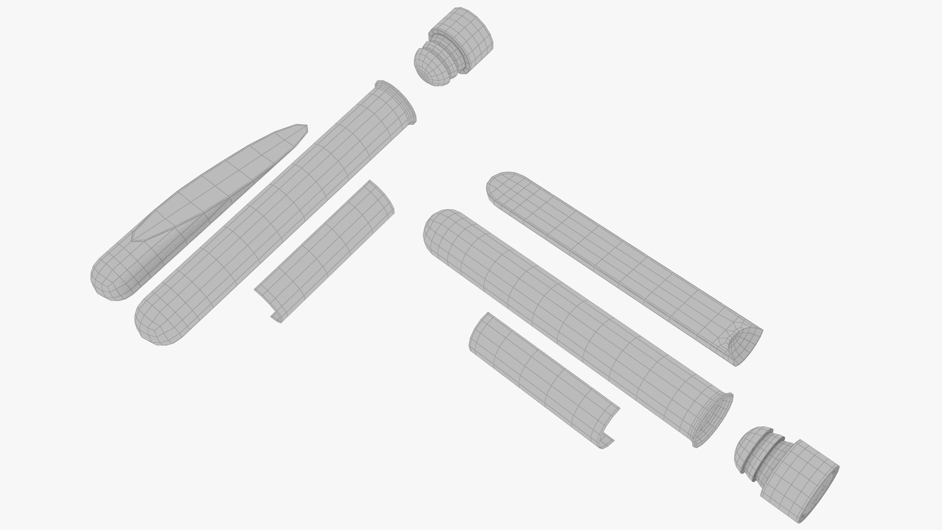 Test Tubes 3D Model - TurboSquid 1538518
