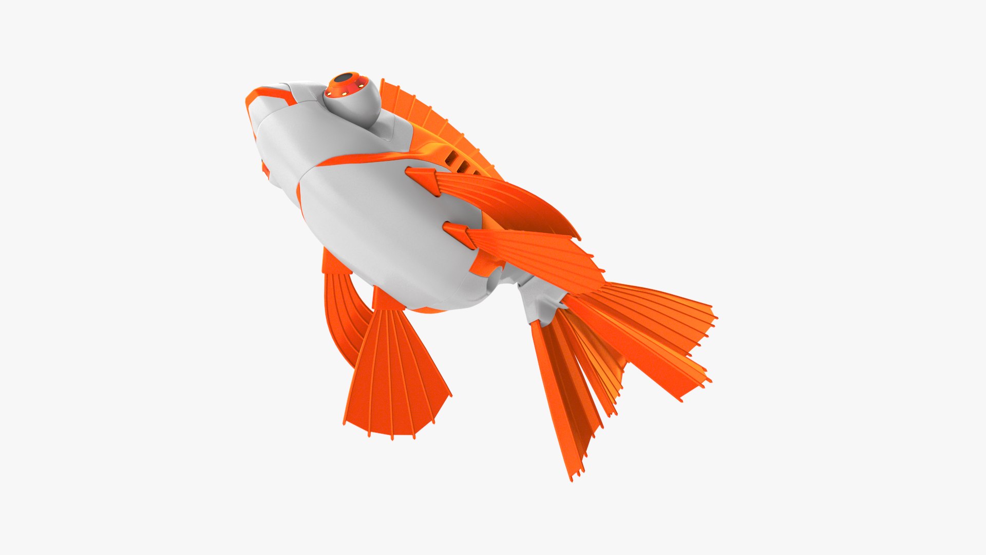 Gold Fish Robot 3D Model - TurboSquid 1912644