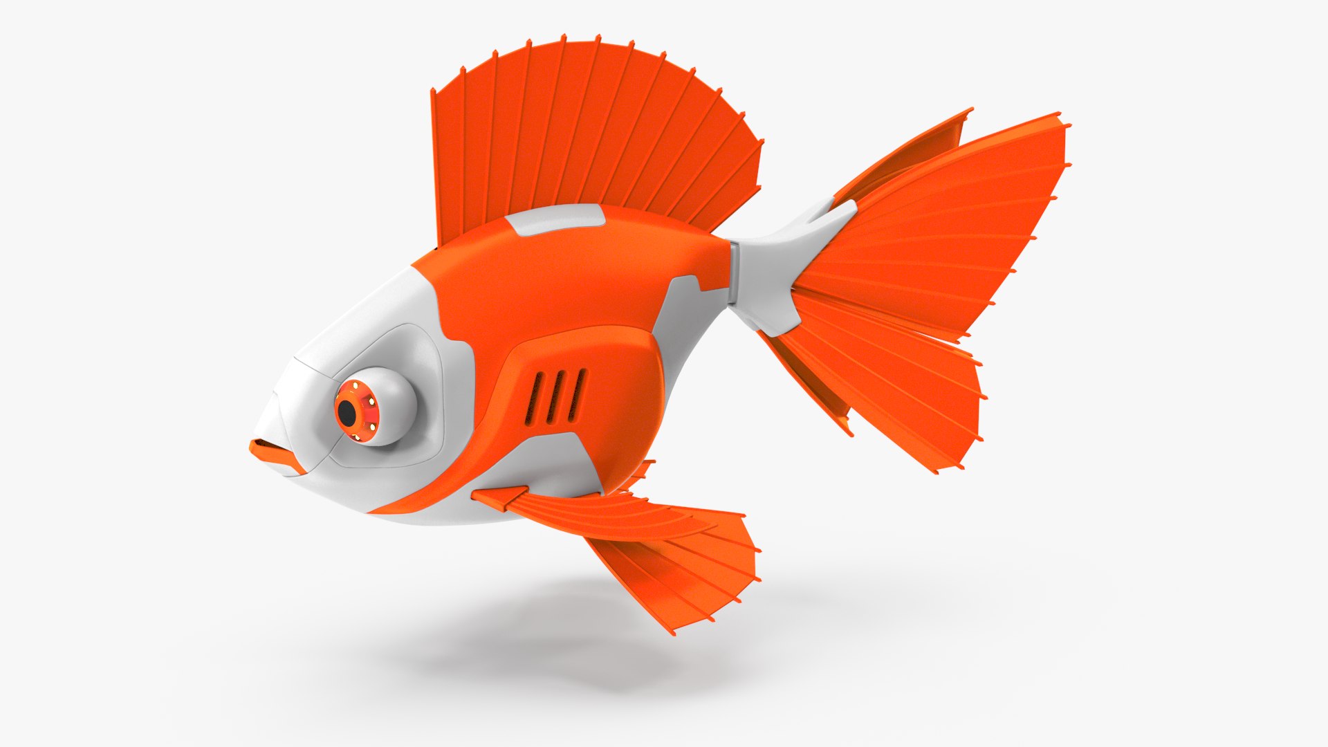 Gold Fish Robot 3D Model - TurboSquid 1912644