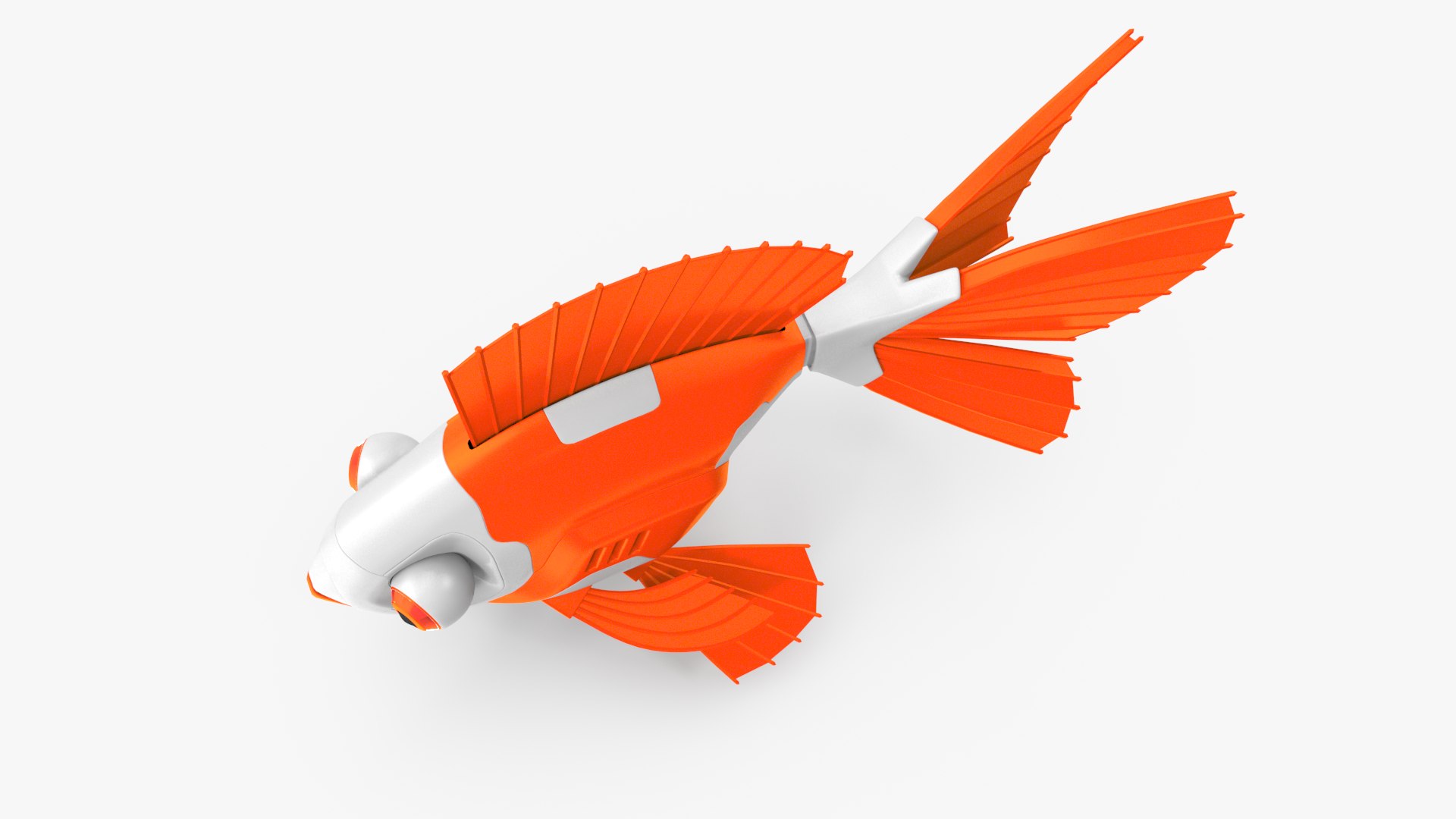 Gold Fish Robot 3D Model - TurboSquid 1912644