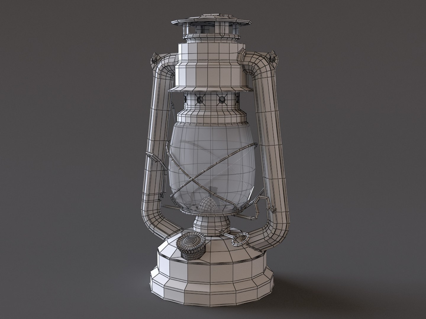 3d Old Lantern