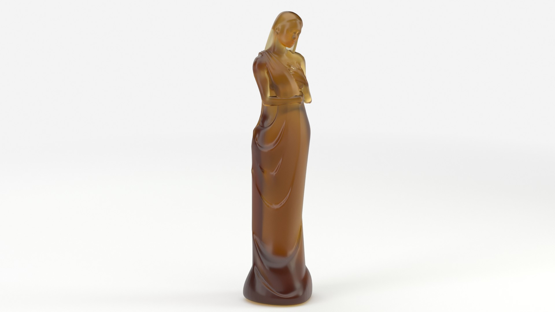 3D Sculpture Daum France Marie - TurboSquid 1607470