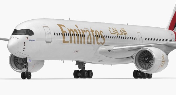 Airbus A350-900 에미레이트 에어 라인 3D 3D 모델 3D 모델 - TurboSquid 1147309