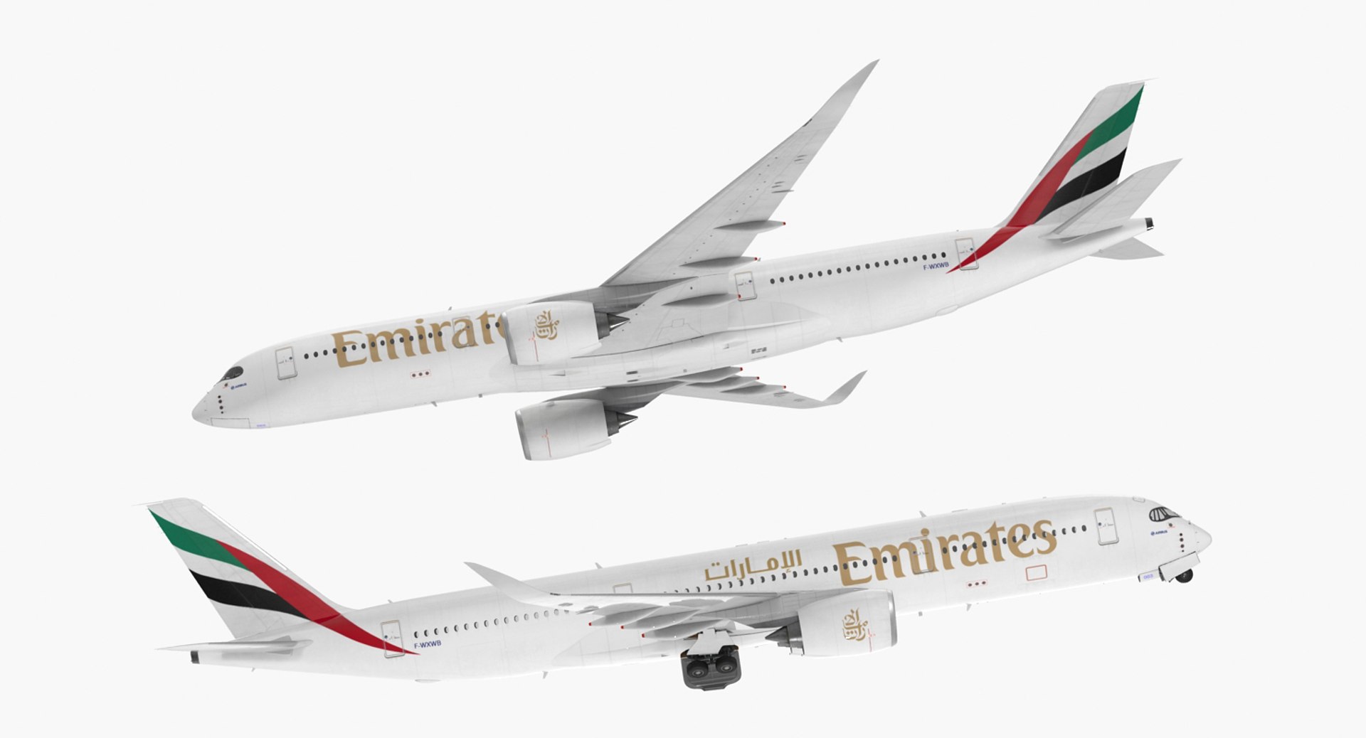 Airbus a350-900 emirates air model | 1147309 | TurboSquid