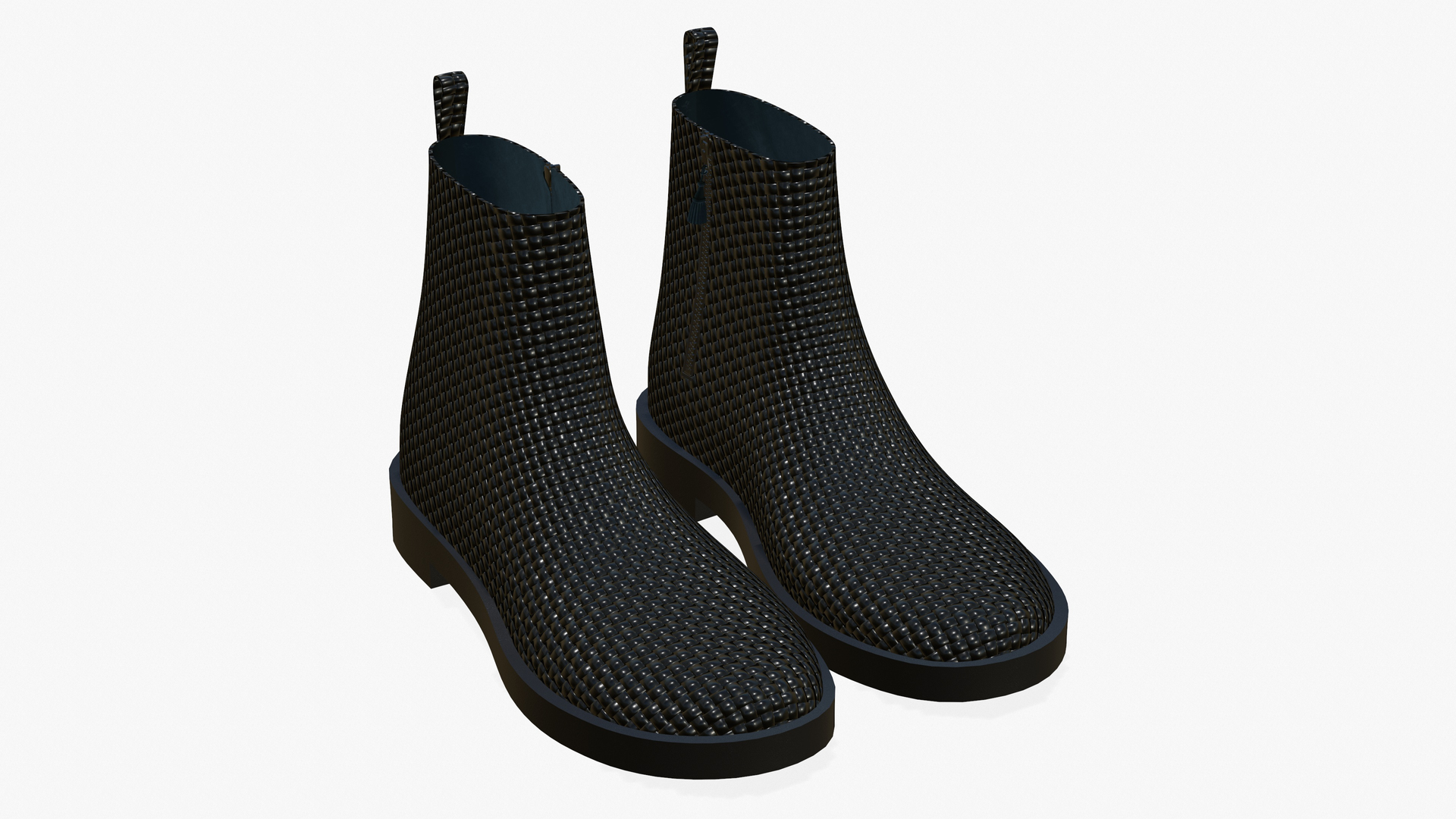 3D Weave Leather Boots - TurboSquid 1808572