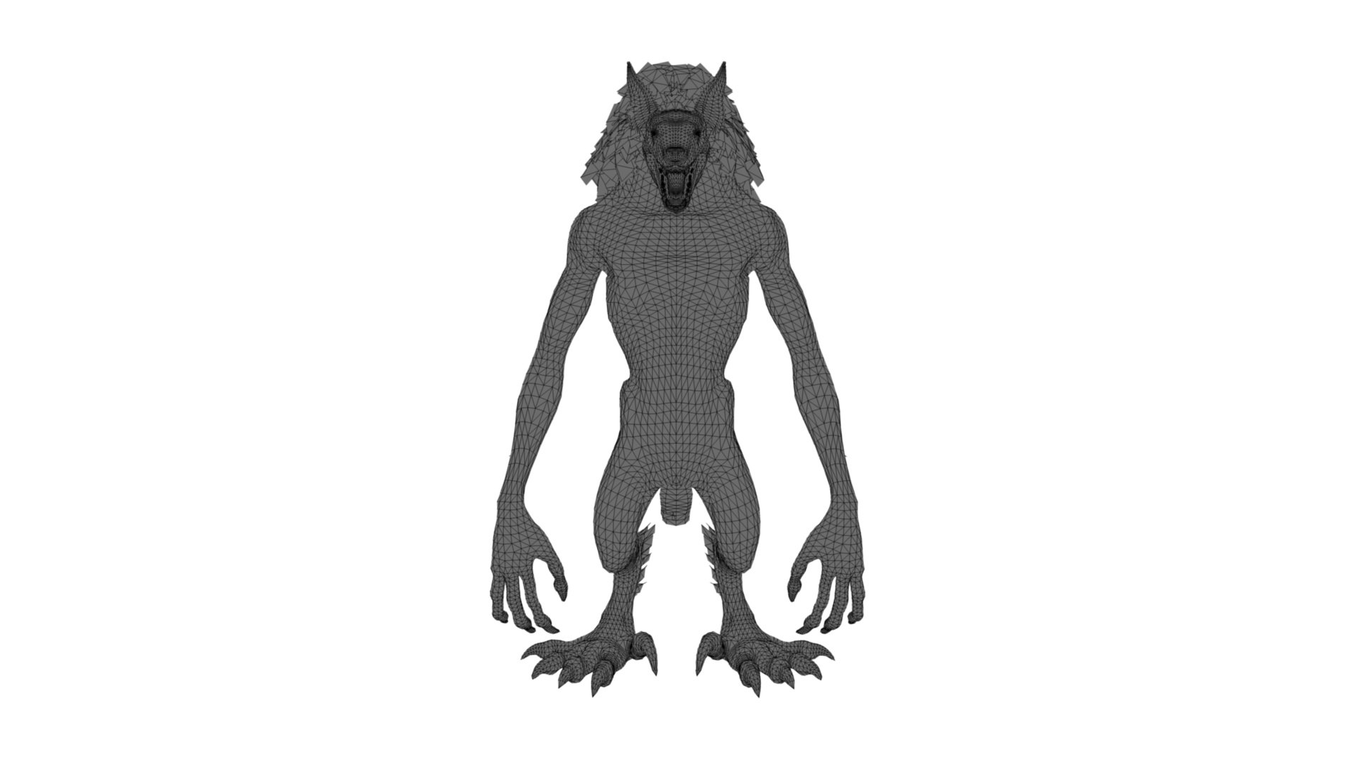 Werewolf Model - TurboSquid 2273694