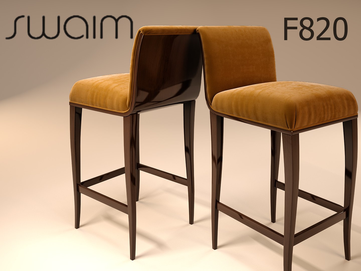 swaim f820 bar stool 3d max