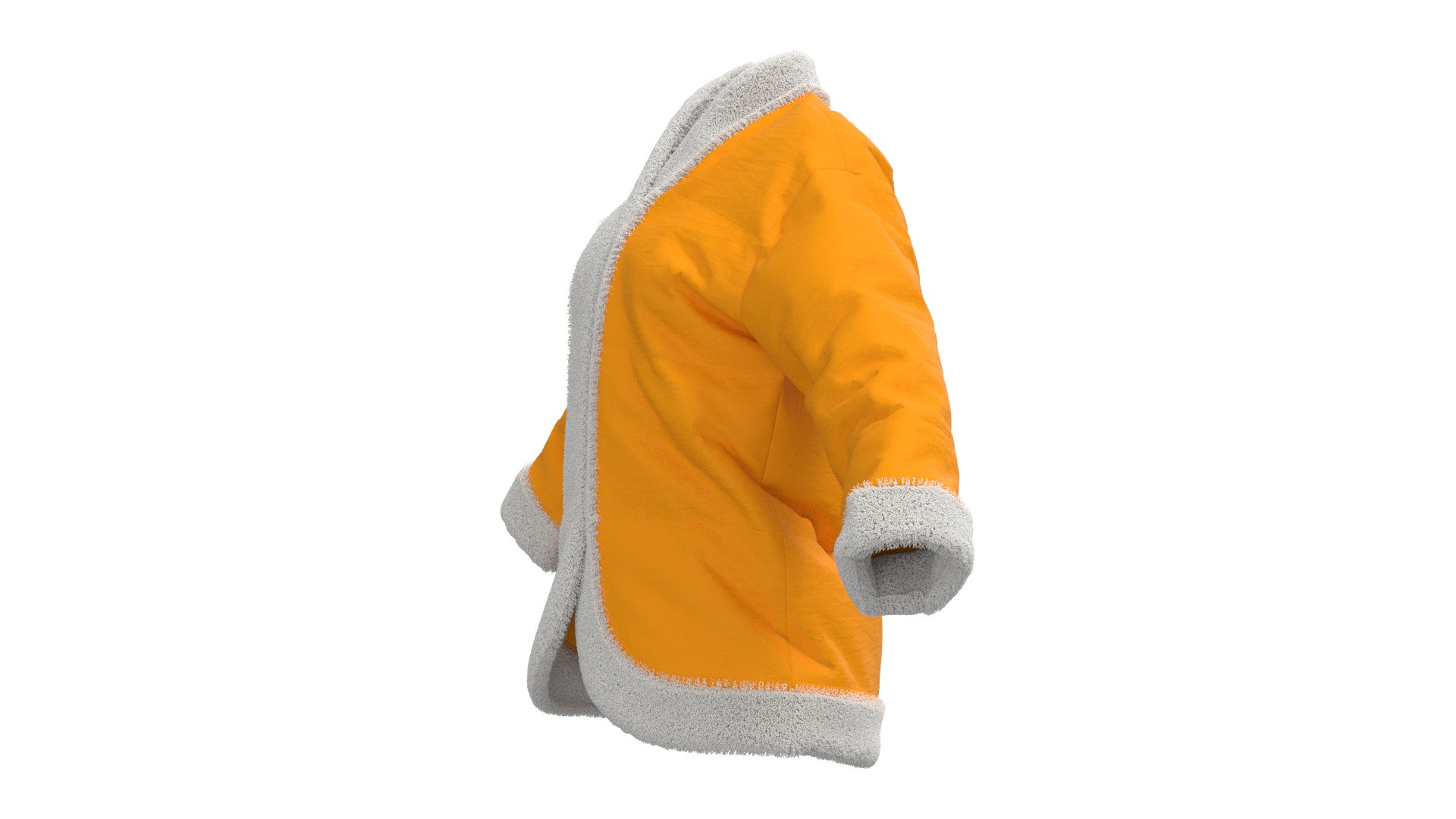 Plush Puffer Jacket 3D Model - TurboSquid 2176945