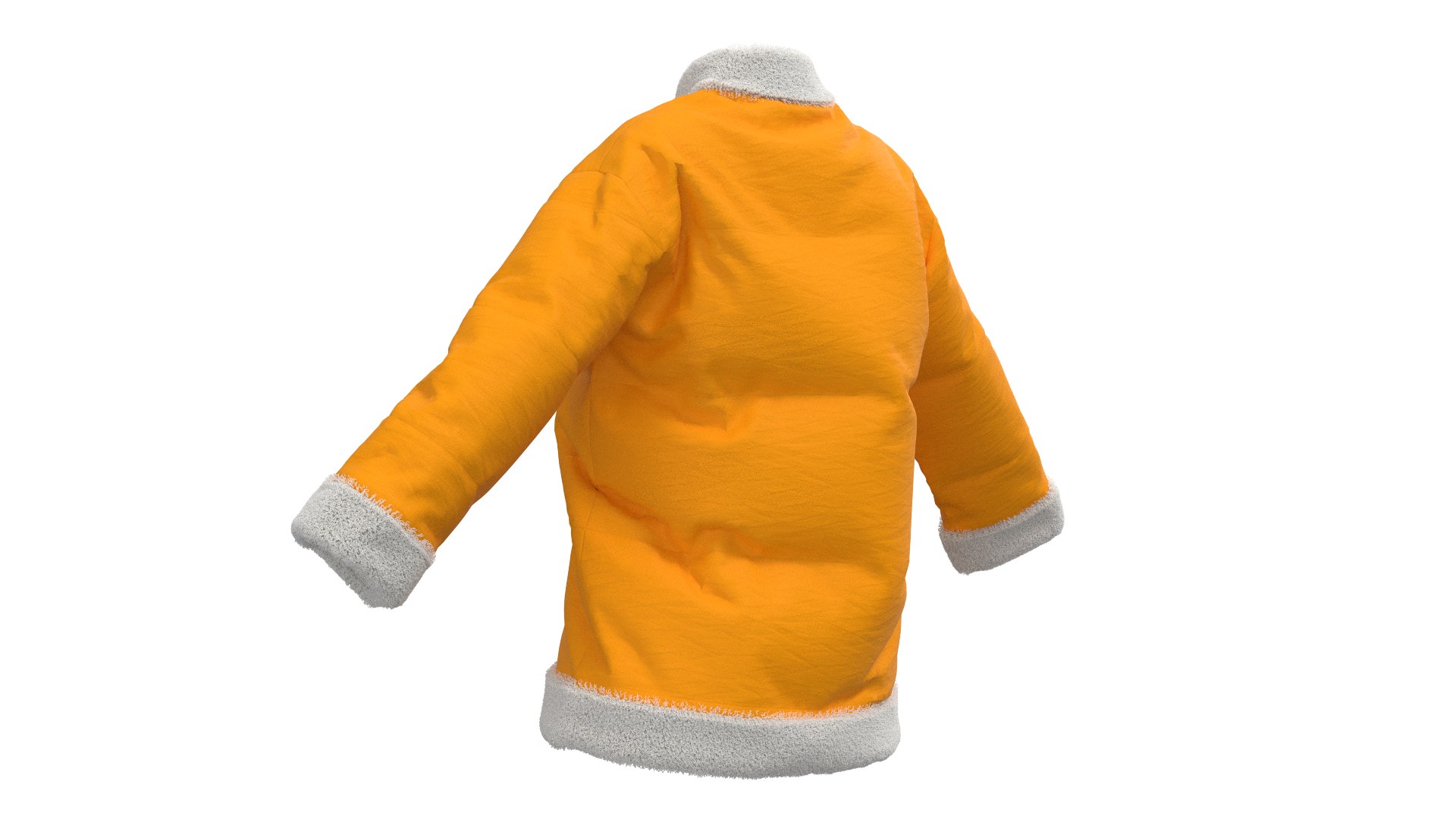 Plush Puffer Jacket 3D Model - TurboSquid 2176945