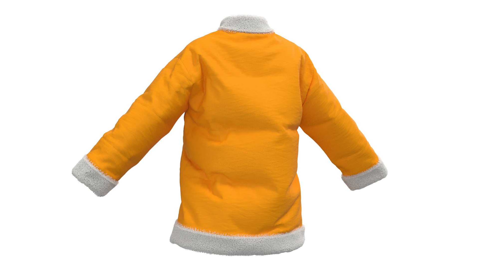 Plush Puffer Jacket 3D Model - TurboSquid 2176945