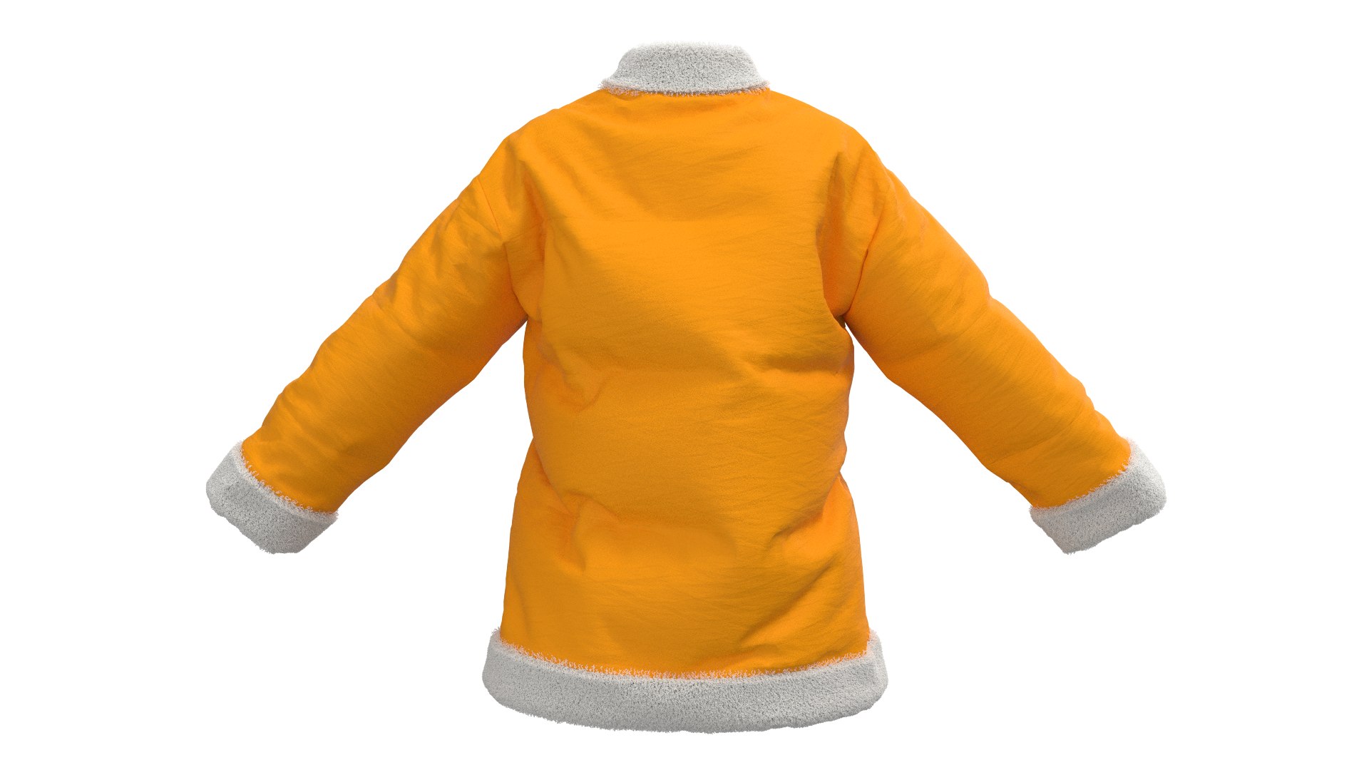 Plush Puffer Jacket 3D Model - TurboSquid 2176945