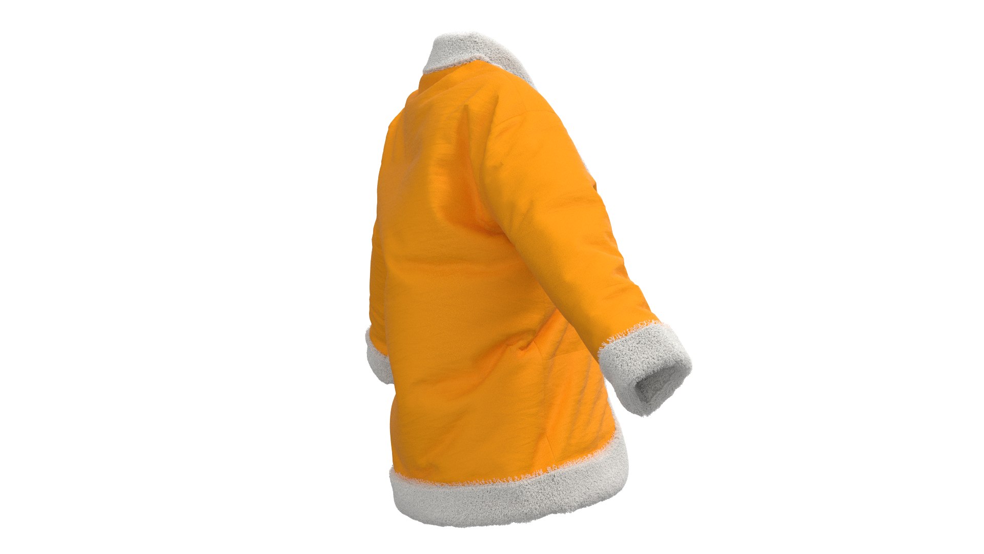 Plush Puffer Jacket 3D Model - TurboSquid 2176945