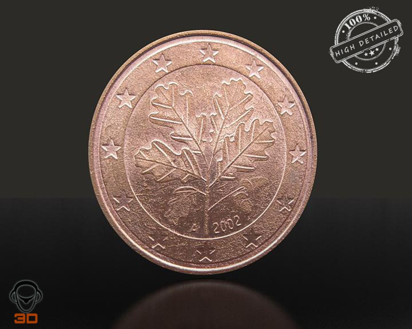 3d Euro Cent