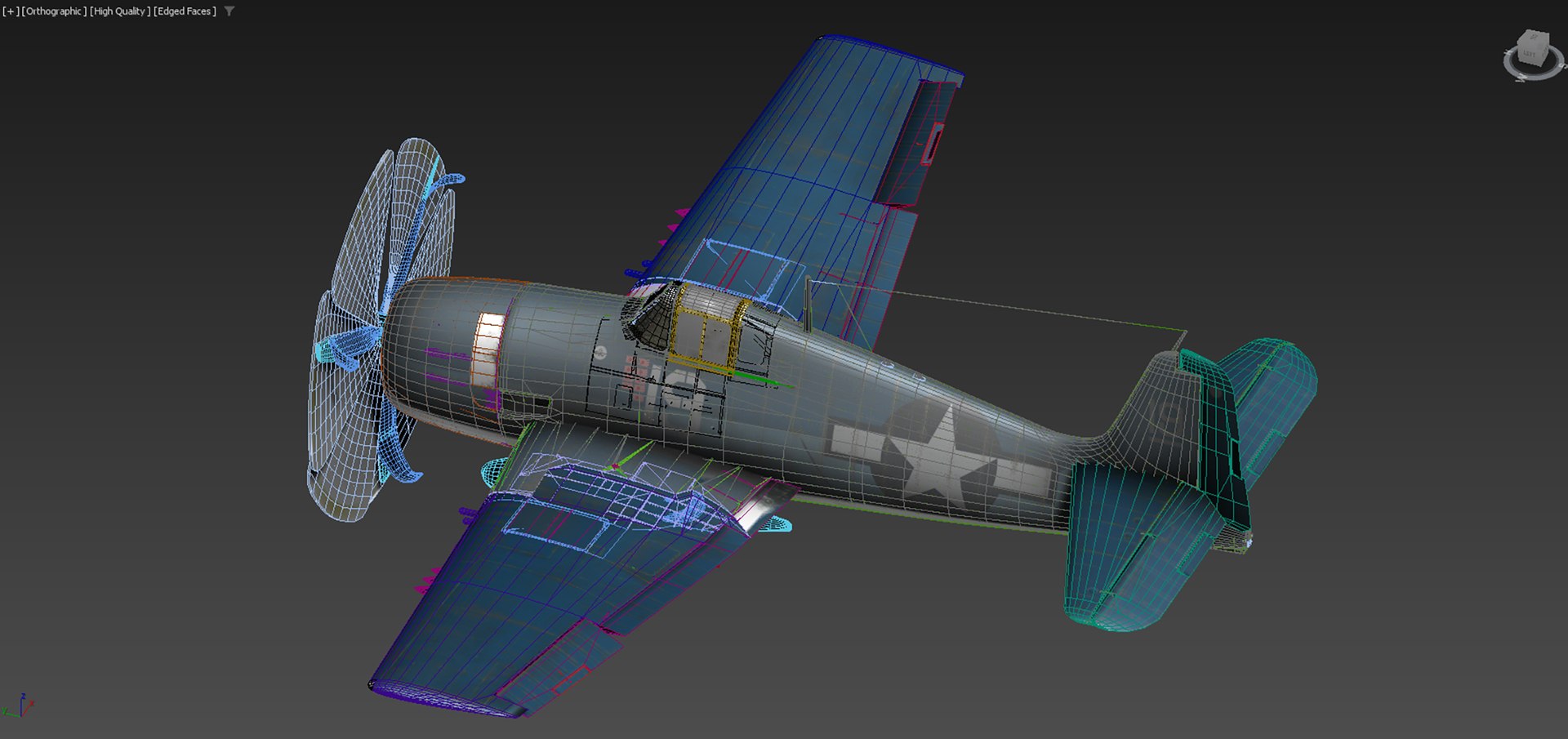 3D F-6F Hellcat - TurboSquid 2289213