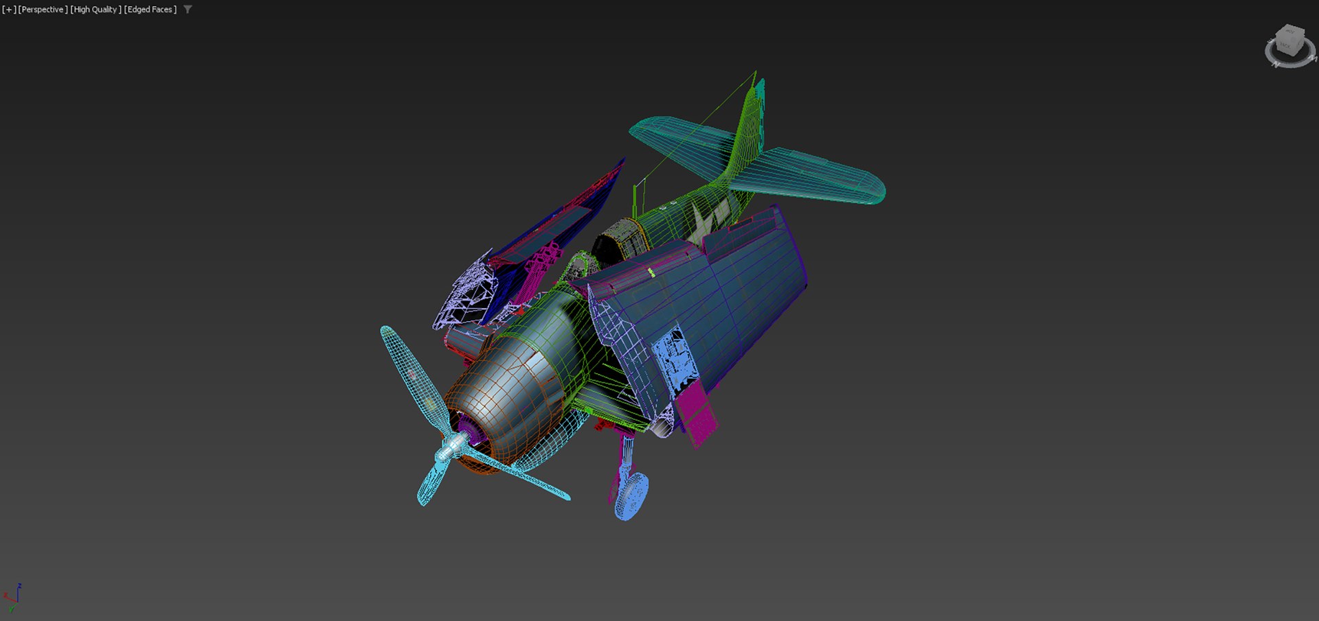3D F-6F Hellcat - TurboSquid 2289213